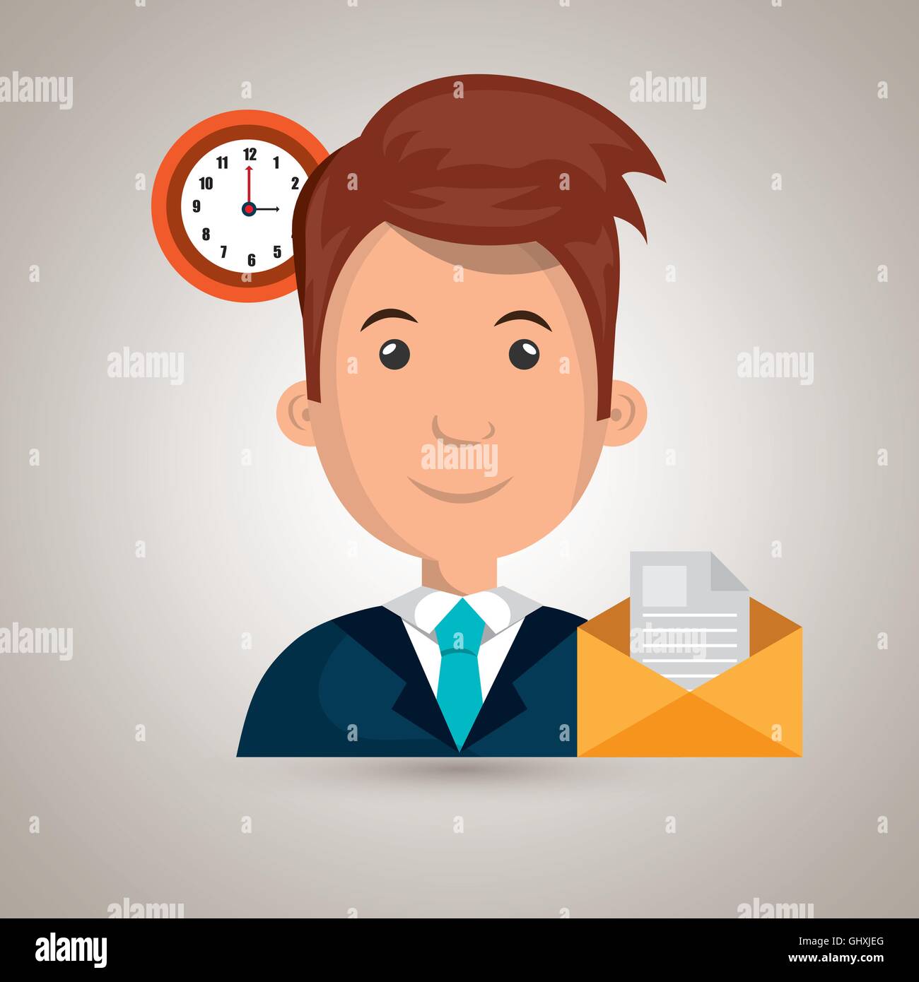 man message document icon Stock Vector Image & Art - Alamy
