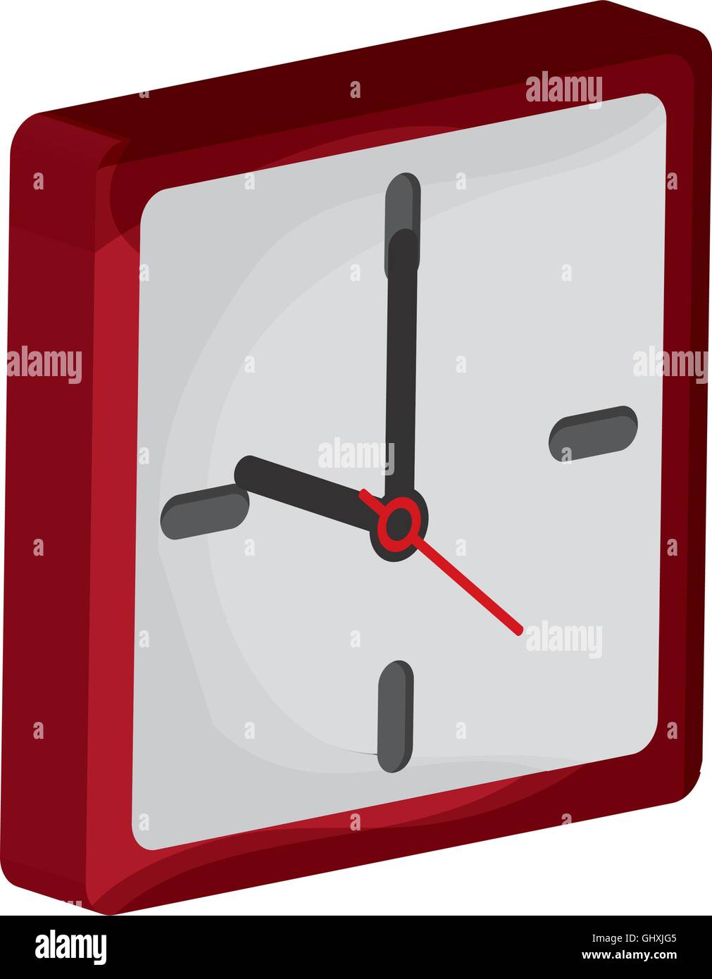 wall clock icon Stock Vector Image & Art - Alamy