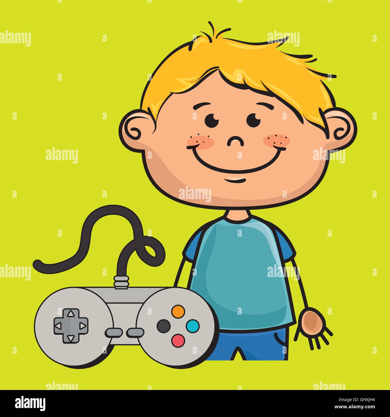 boy control game icon Stock Vector Image & Art - Alamy