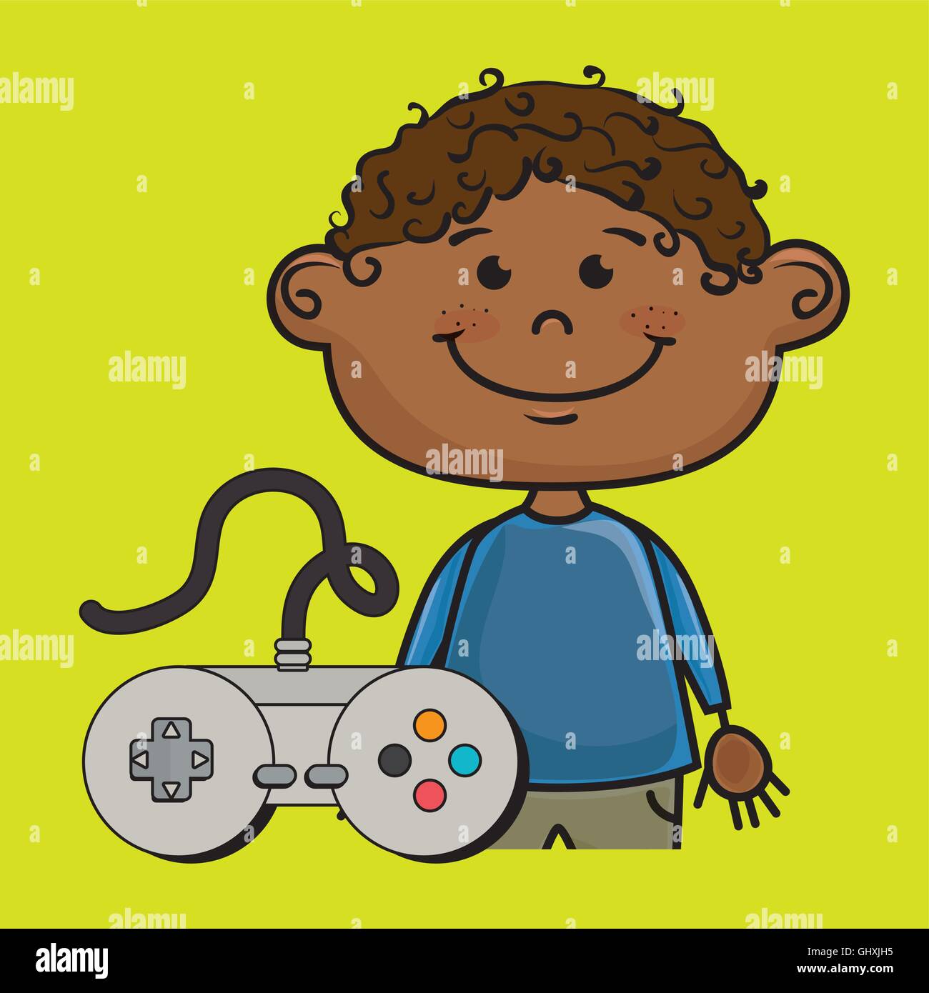 boy control game icon Stock Vector Image & Art - Alamy