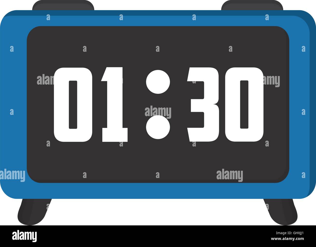 digital alarm clock icon Stock Vector Image & Art - Alamy