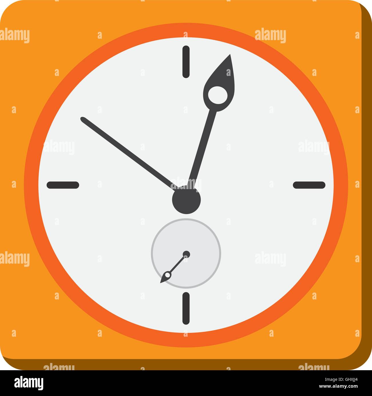 wall clock icon Stock Vector Image & Art - Alamy