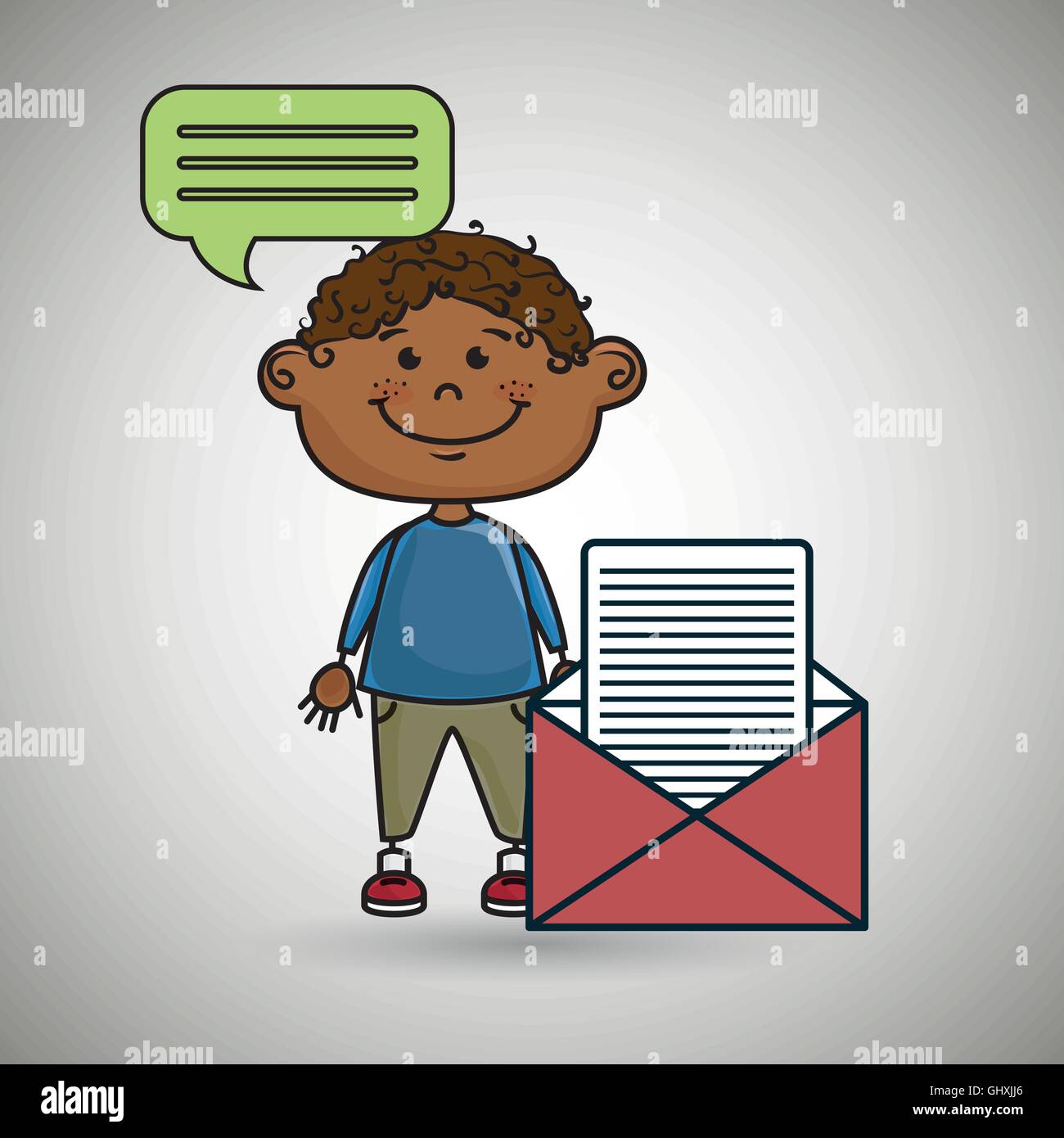 boy guy message chat Stock Vector Image & Art - Alamy