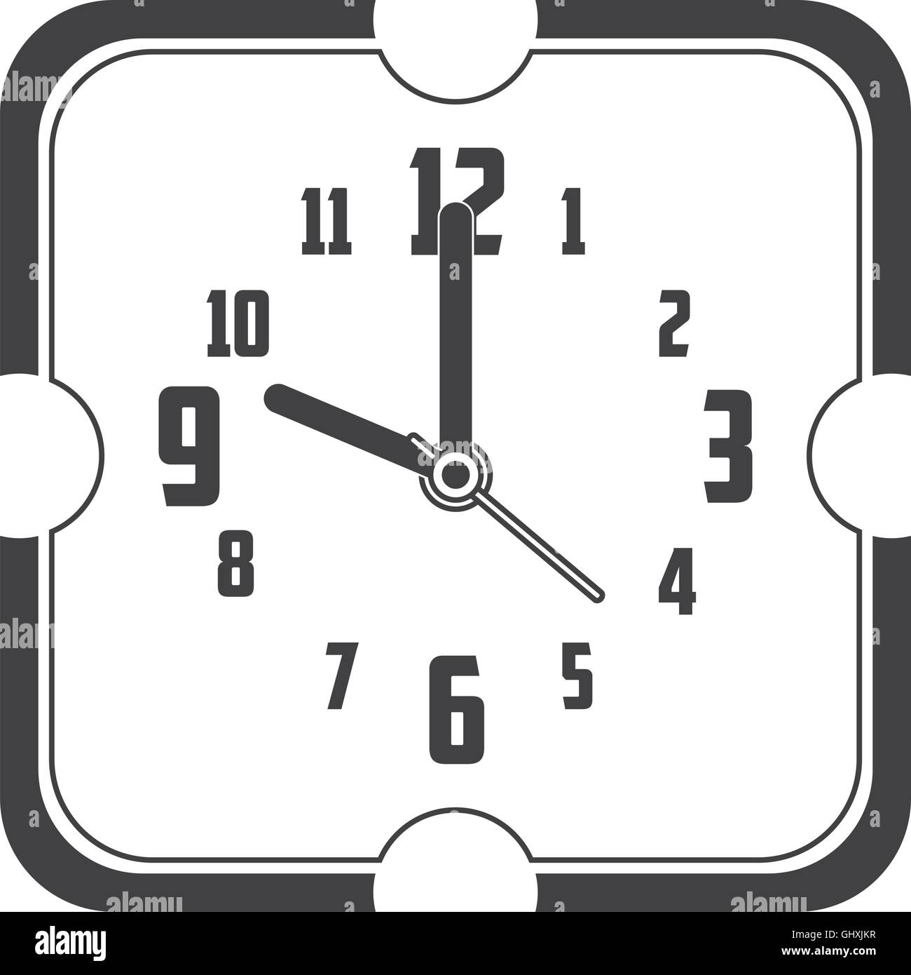 wall clock icon Stock Vector Image & Art - Alamy