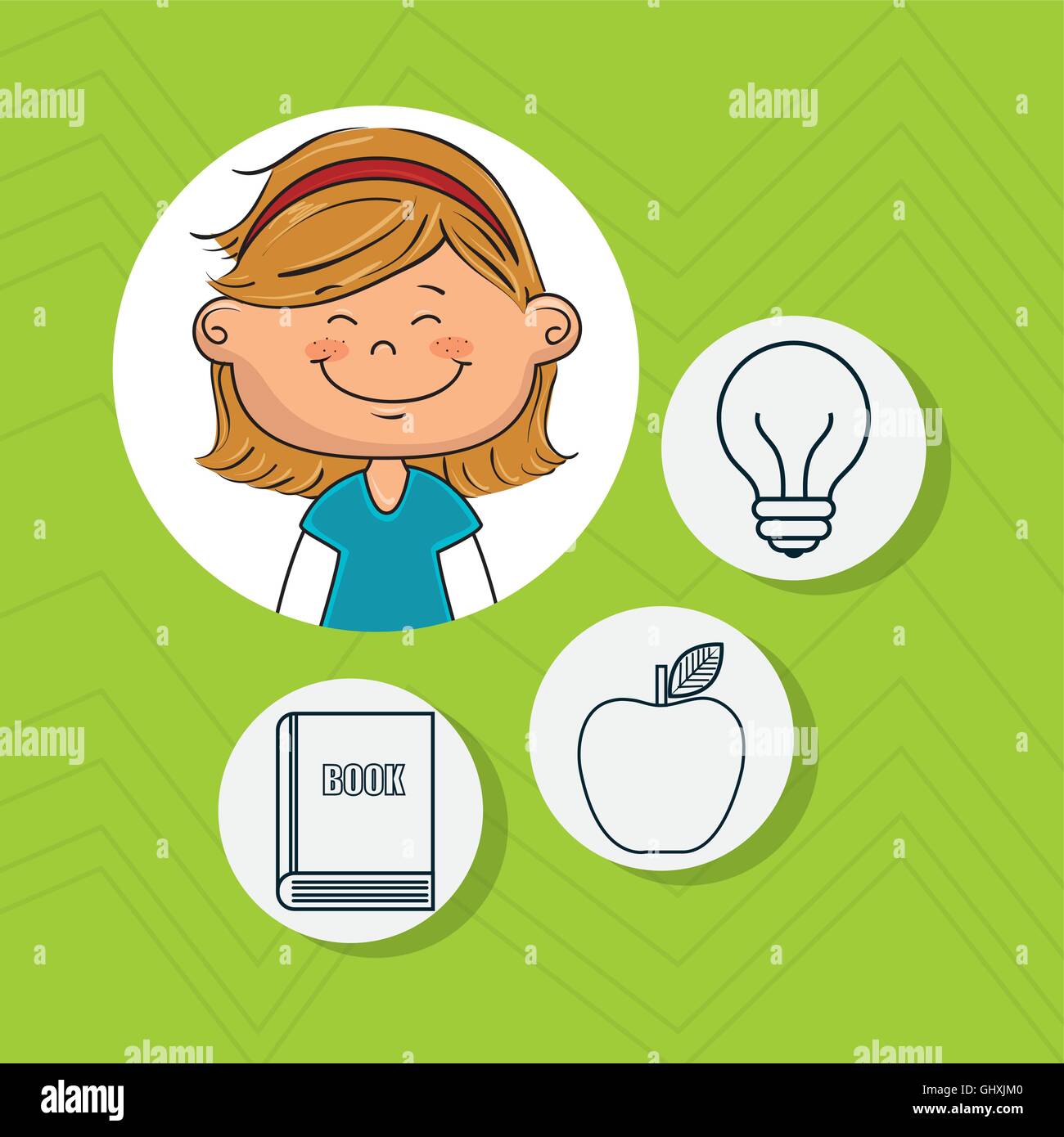 girl school creative idea Stock Vector Image & Art - Alamy