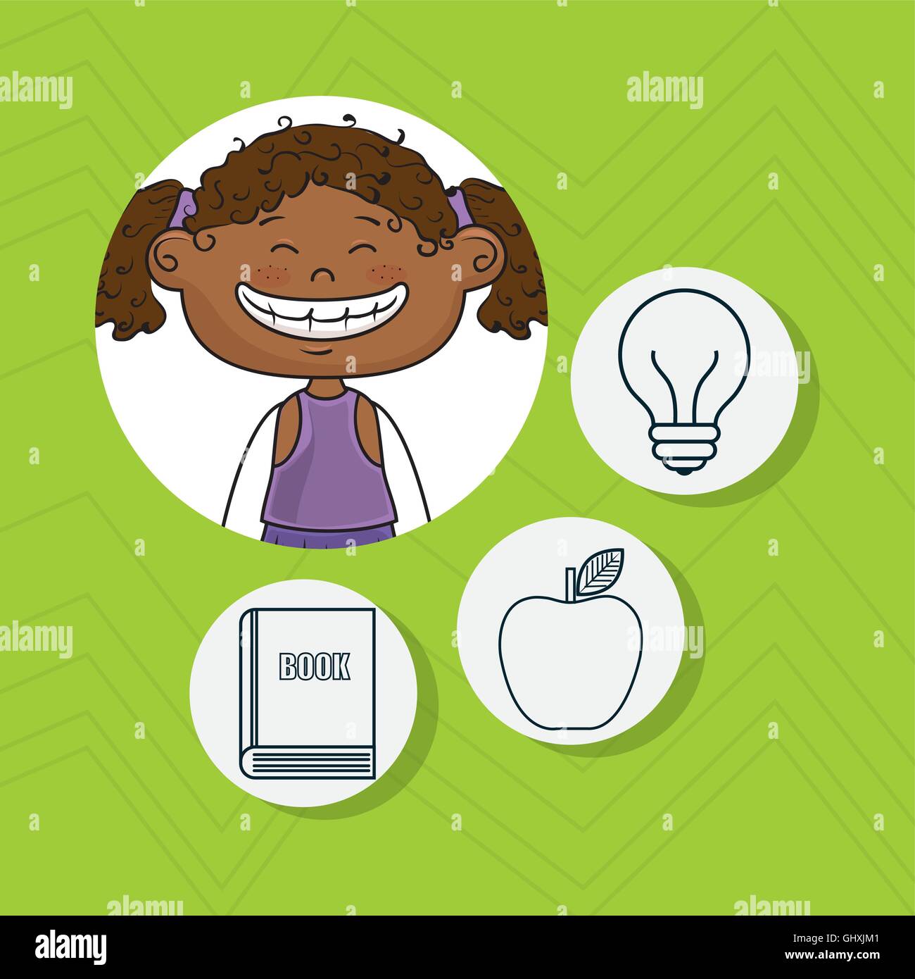 girl school creative idea Stock Vector Image & Art - Alamy