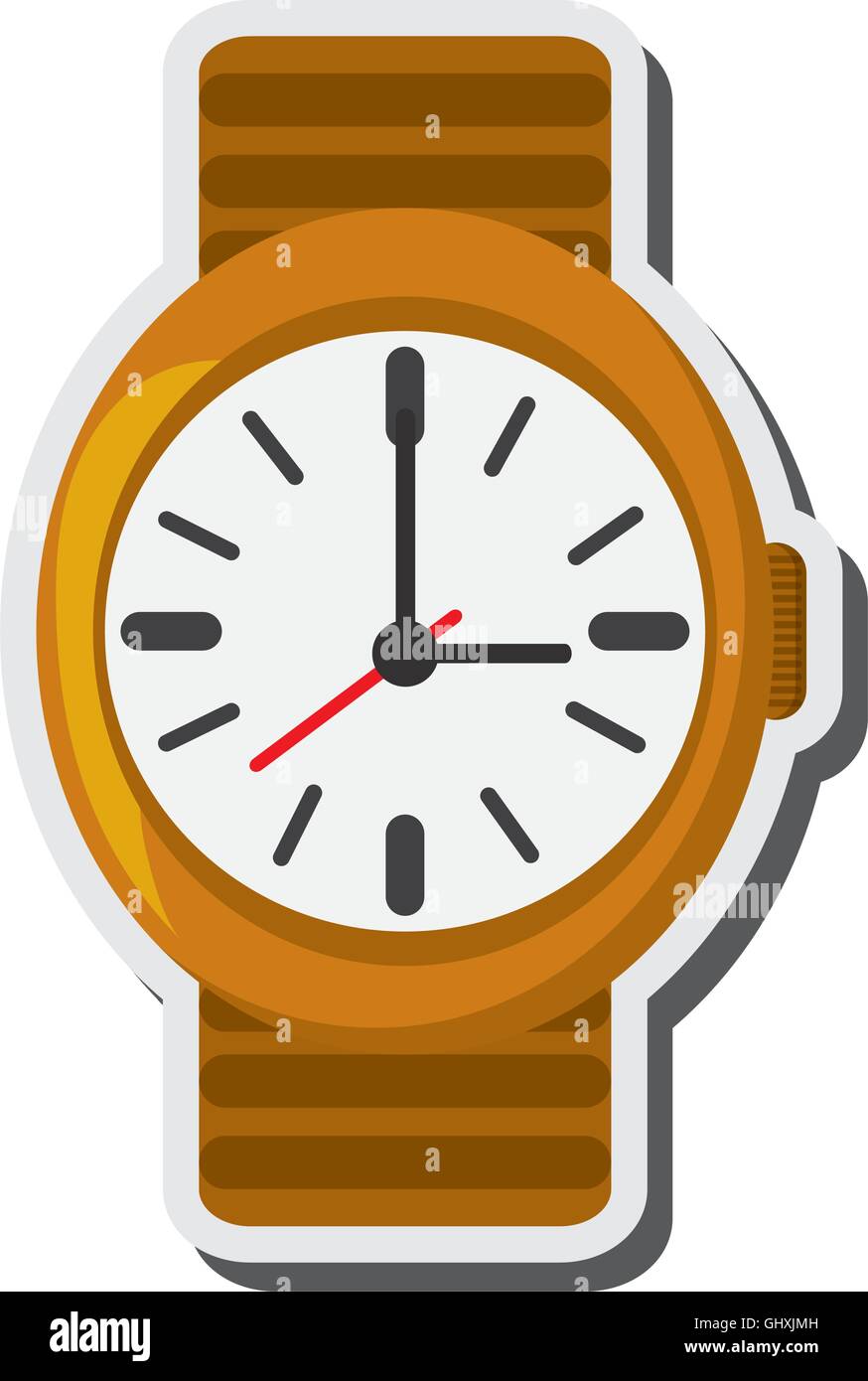 analog wristwatch icon Stock Vector Image & Art - Alamy