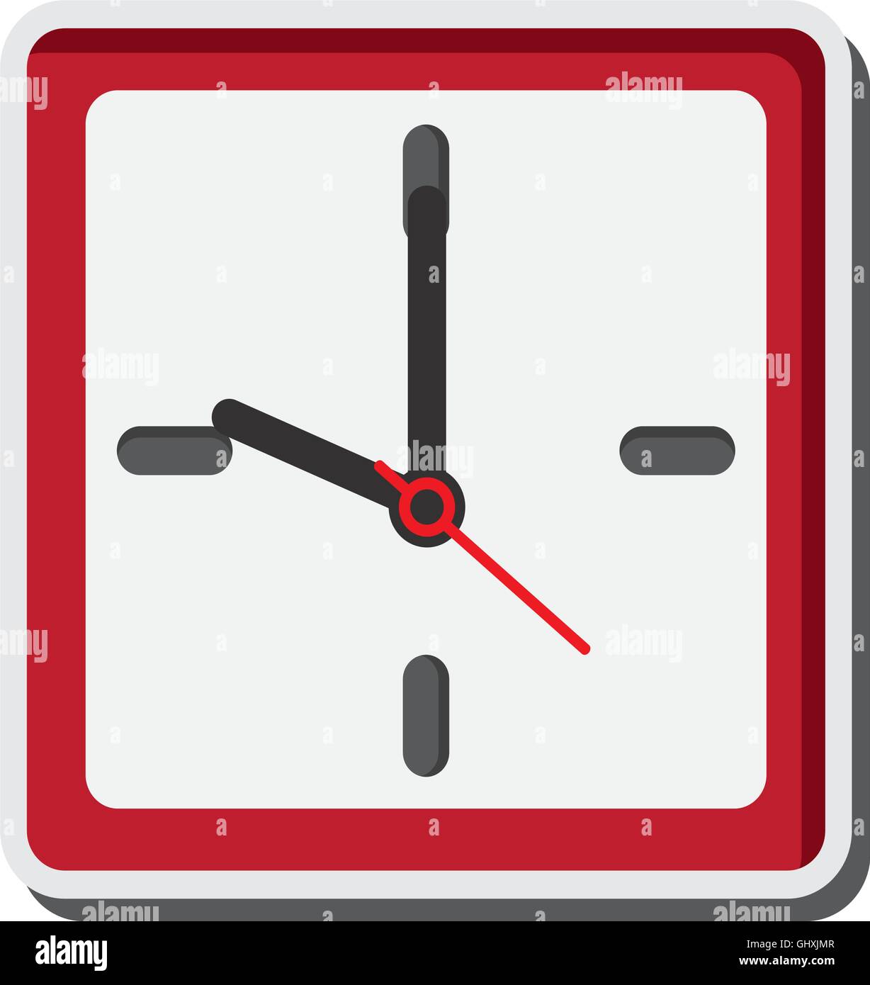 wall clock icon Stock Vector Image & Art - Alamy