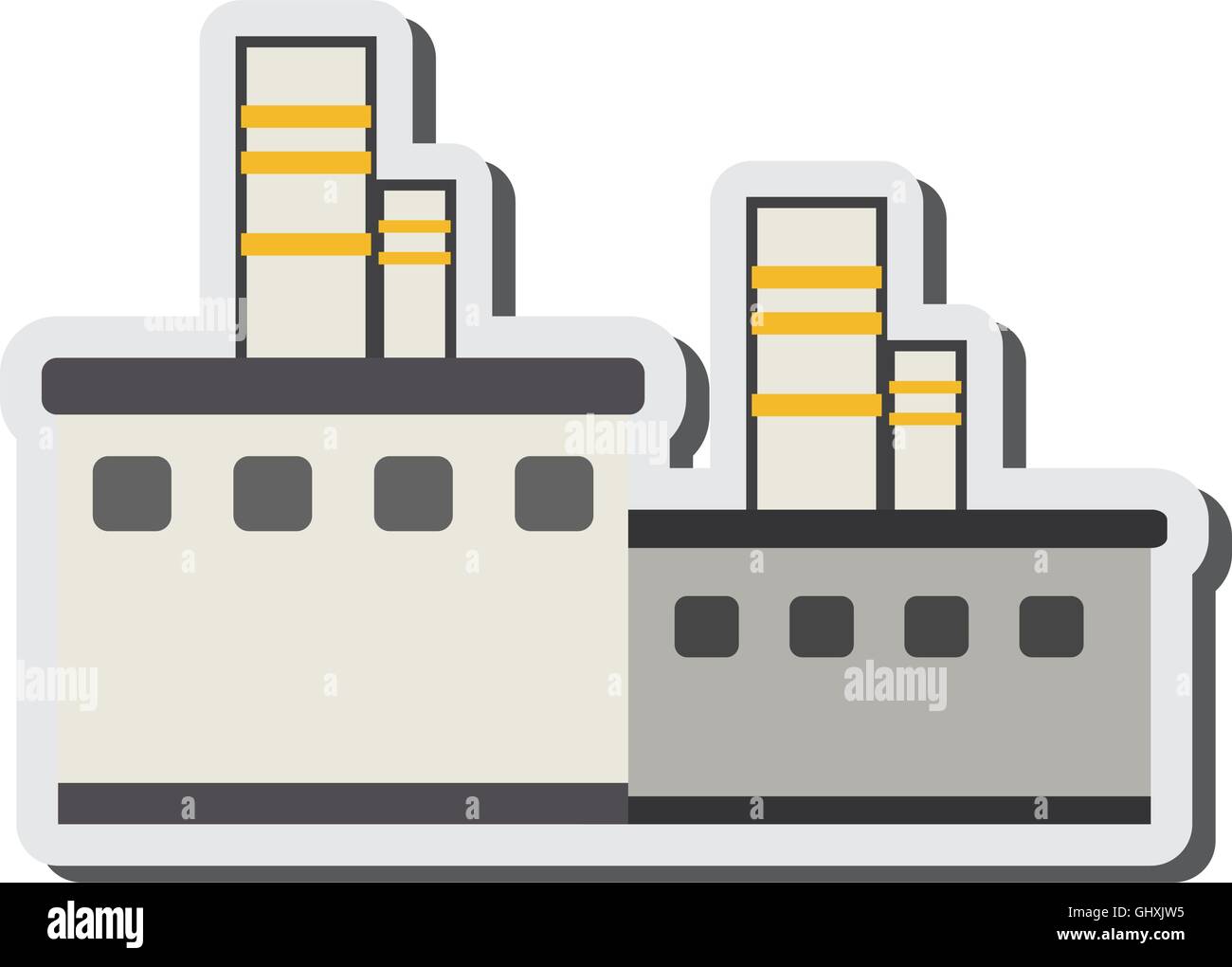 industrial factory icon Stock Vector Image & Art - Alamy