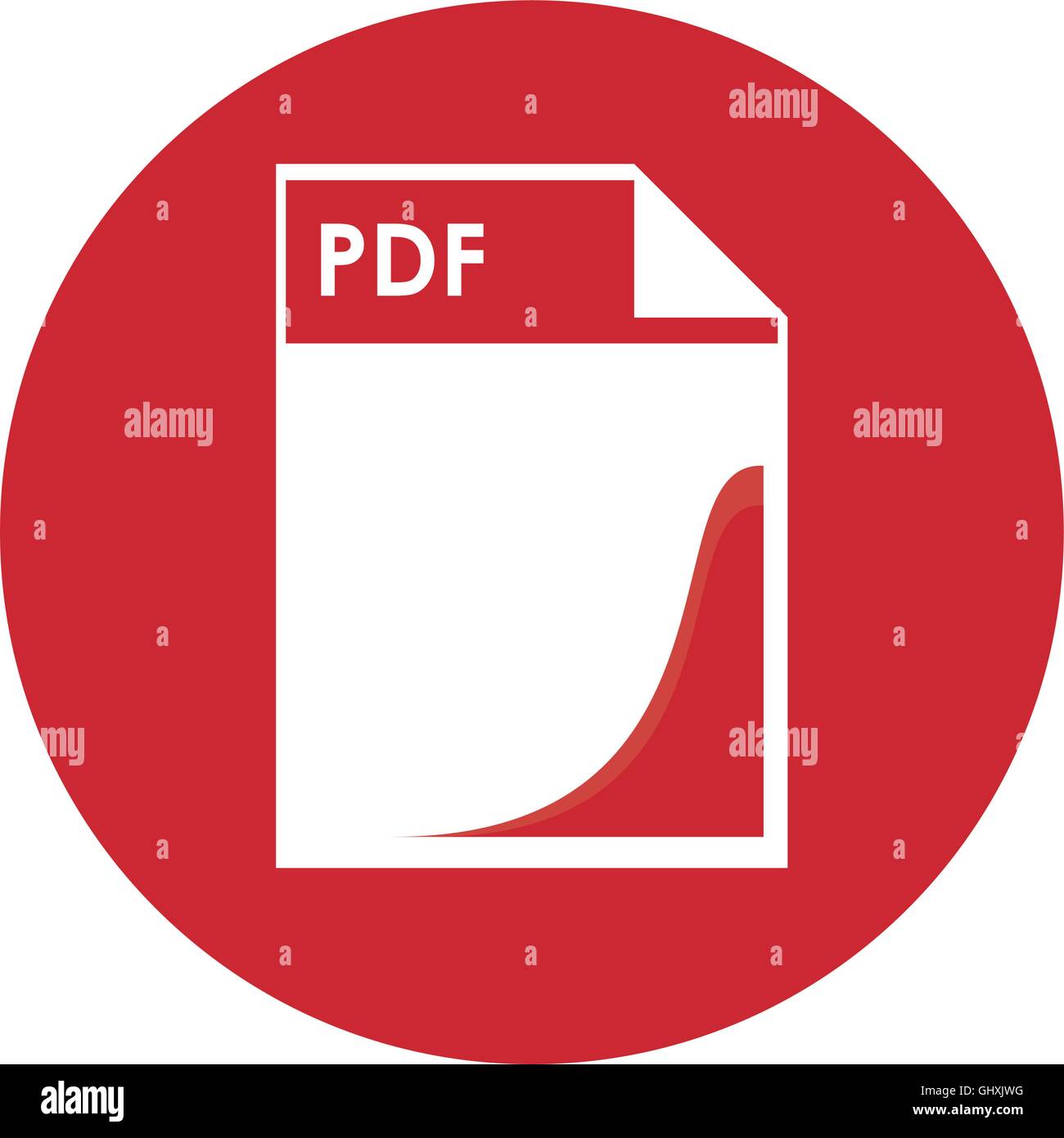 pdf file icon Stock Vector Image & Art - Alamy