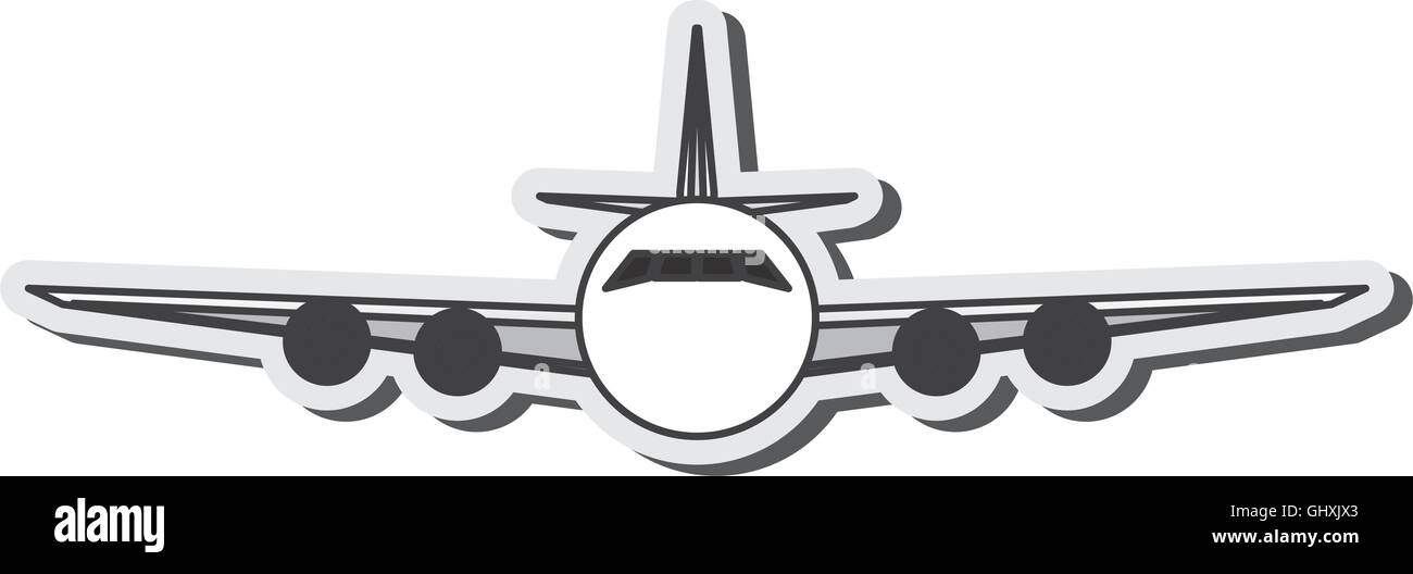 comercial airplane icon Stock Vector Image & Art - Alamy