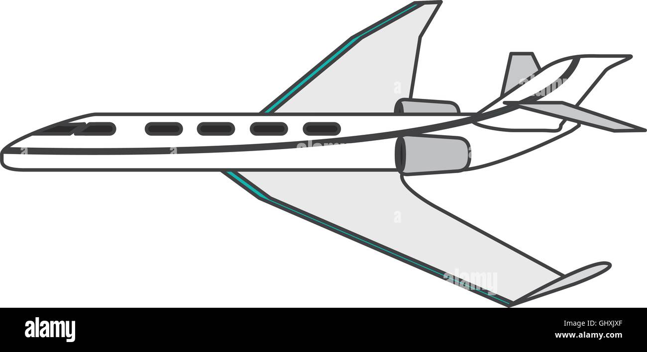 comercial airplane icon Stock Vector Image & Art - Alamy