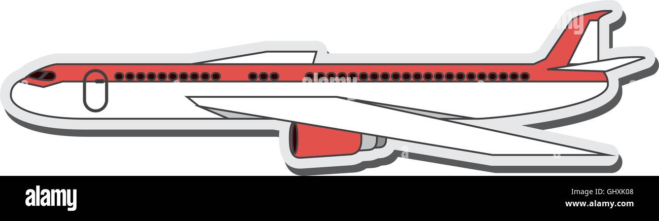 comercial airplane icon Stock Vector Image & Art - Alamy