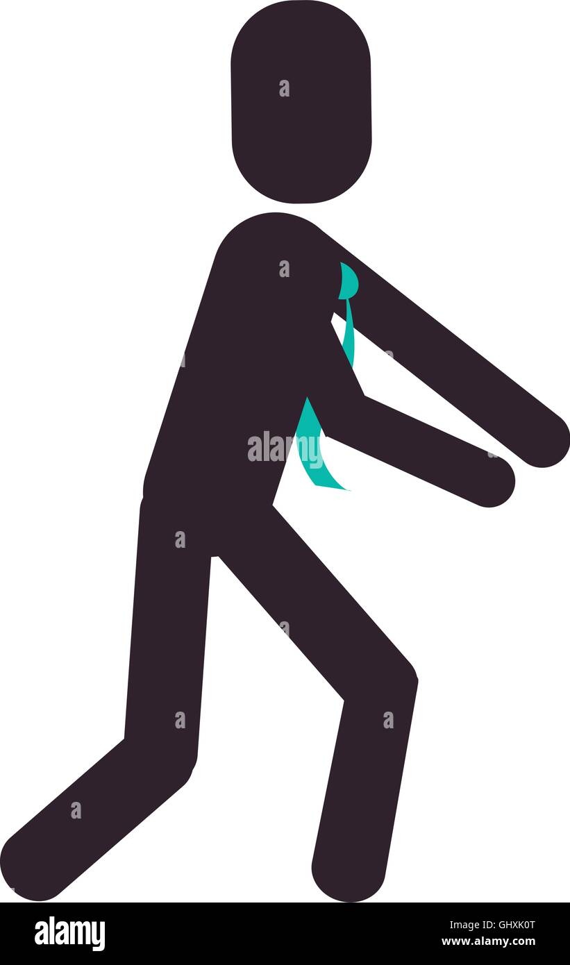 Man suit leaning Stock Vector Images - Alamy