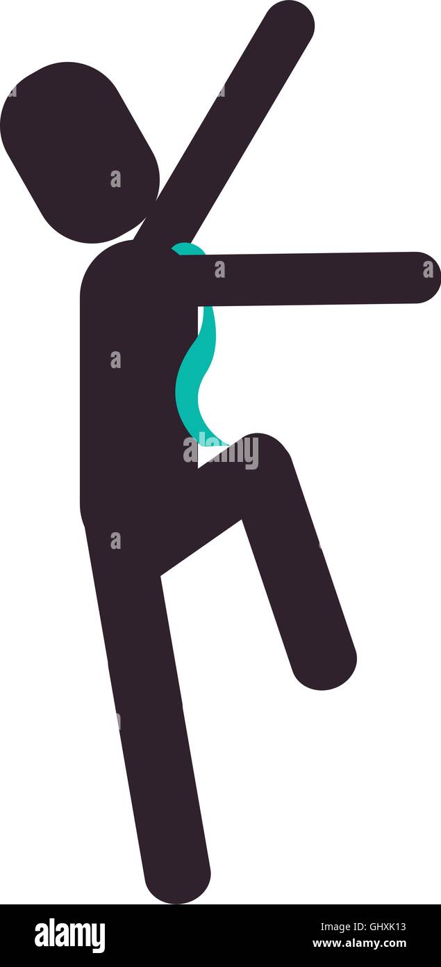 businessman reaching pictogram icon Stock Vector Image & Art - Alamy