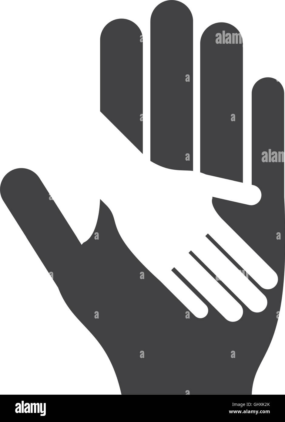 open hands icon Stock Vector Image & Art - Alamy