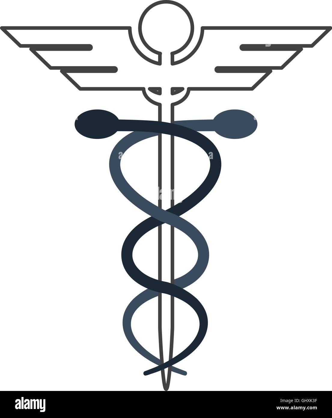 Asclepius greek god medicine drawing hi-res stock photography and ...