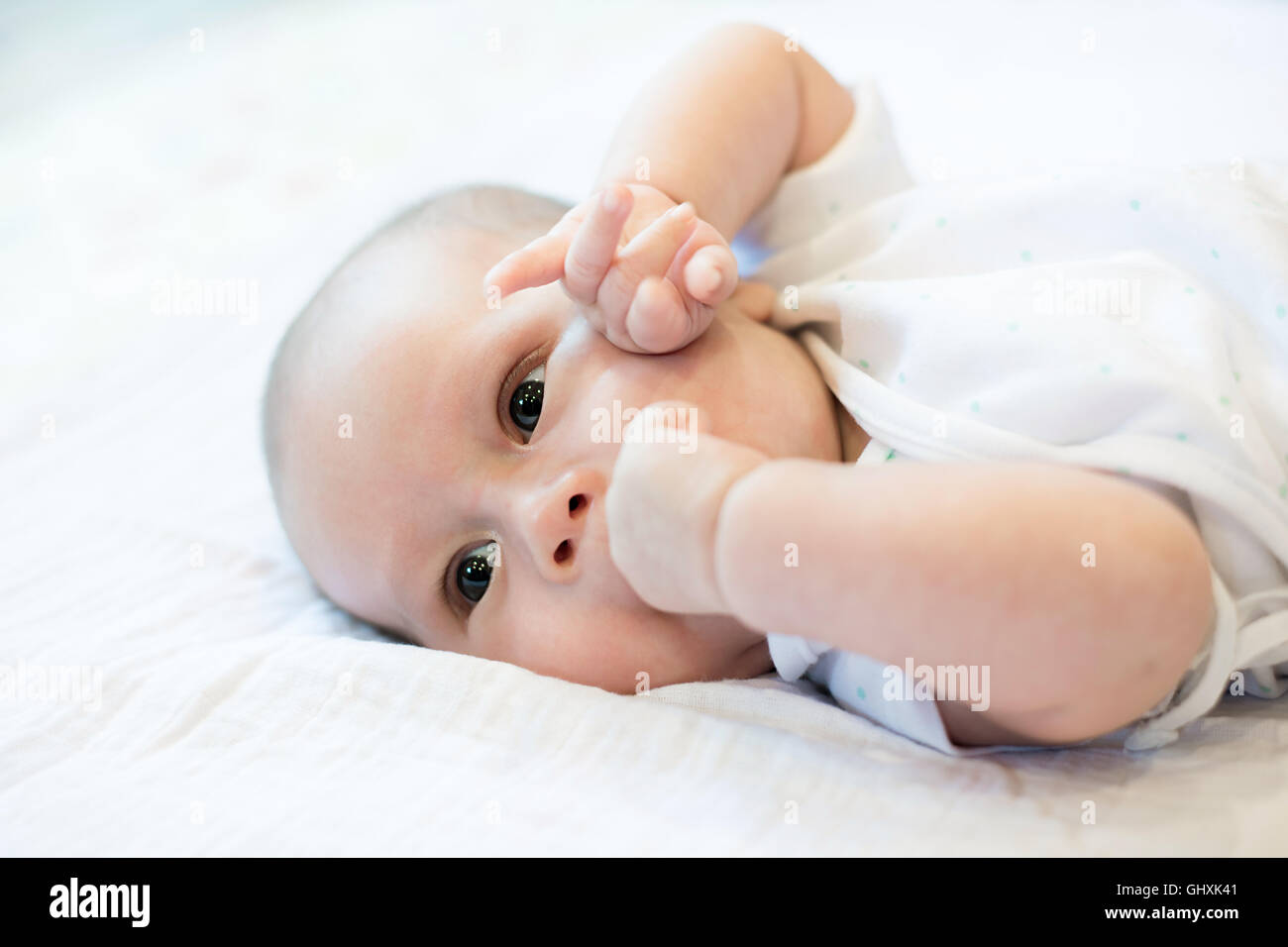 Boy teething hi-res stock photography and images - Alamy
