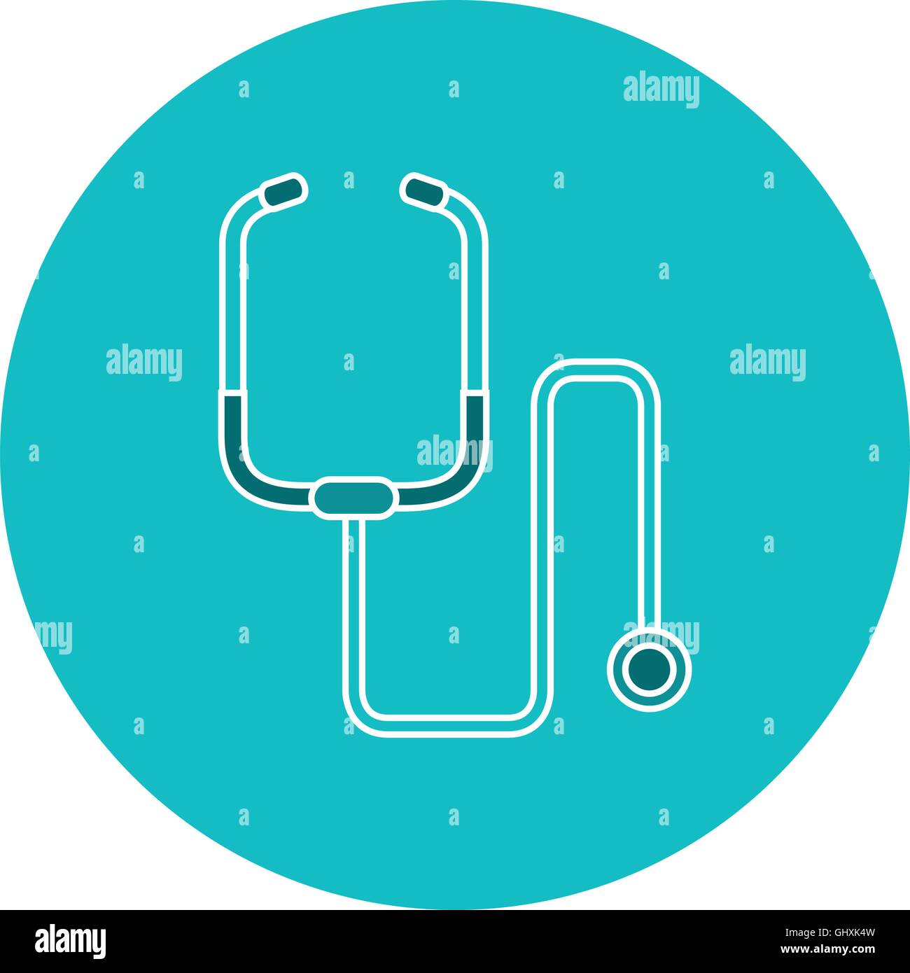 single stethoscope icon Stock Vector Image & Art - Alamy