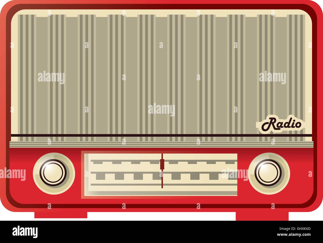 retro radio icon Stock Vector Image & Art - Alamy