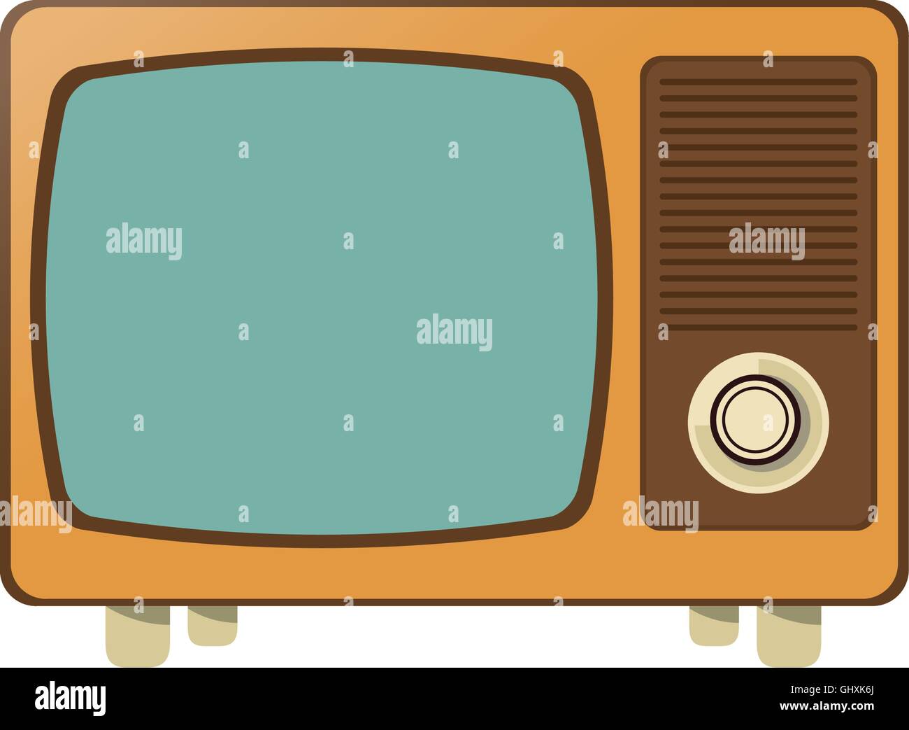 retro tv icon Stock Vector Image & Art - Alamy