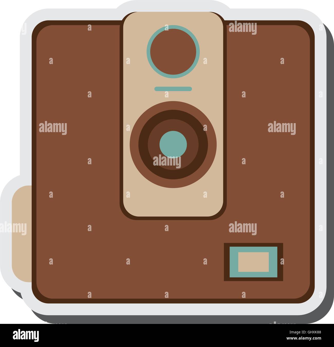 retro photographic camera icon Stock Vector Image & Art - Alamy