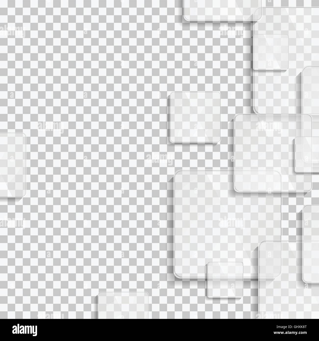 Grey glass transparent squares abstract tech design. Vector corporate ...