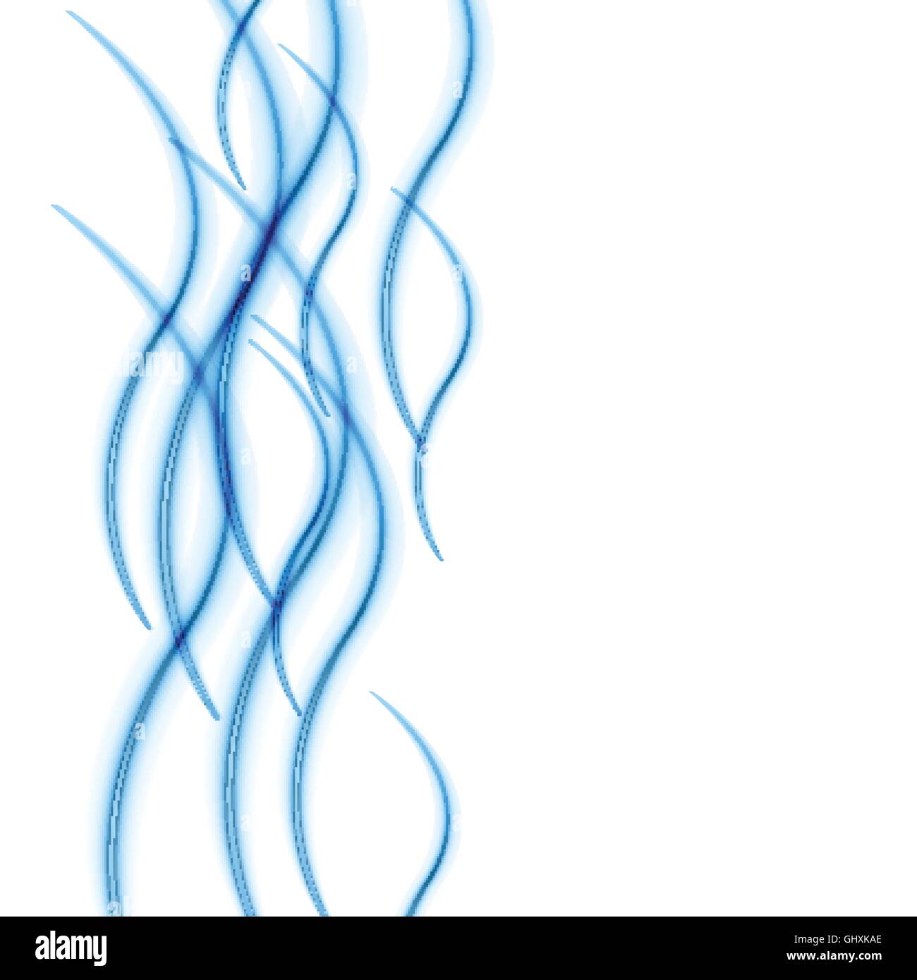 Bright blue waves abstract background. Vector design illustration Stock ...