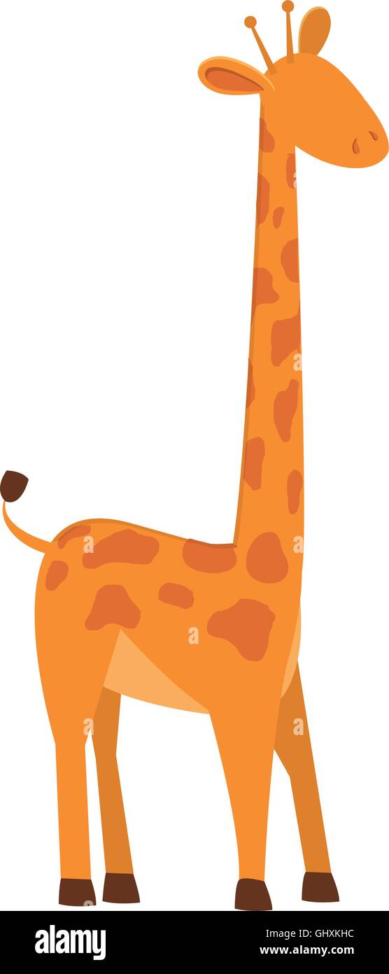 giraffe cartoon icon Stock Vector Image & Art - Alamy