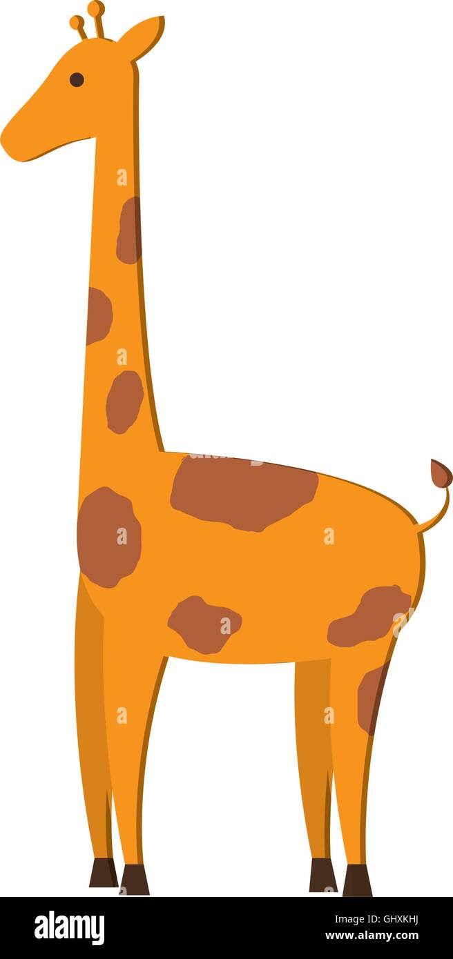 giraffe cartoon icon Stock Vector Image & Art - Alamy