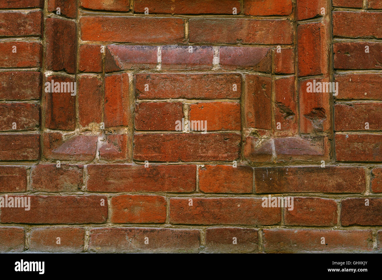 An old brick wall with signs of aging Stock Photo - Alamy