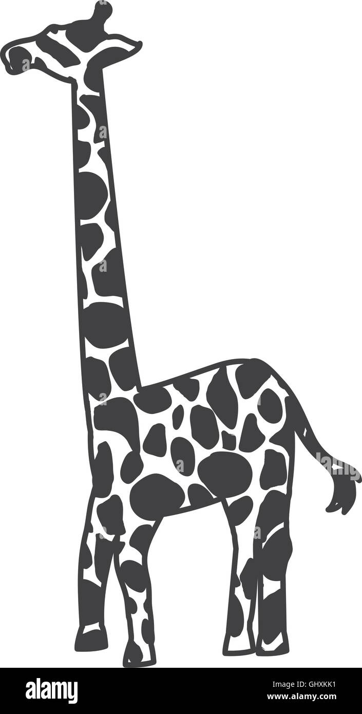 giraffe cartoon icon Stock Vector Image & Art - Alamy