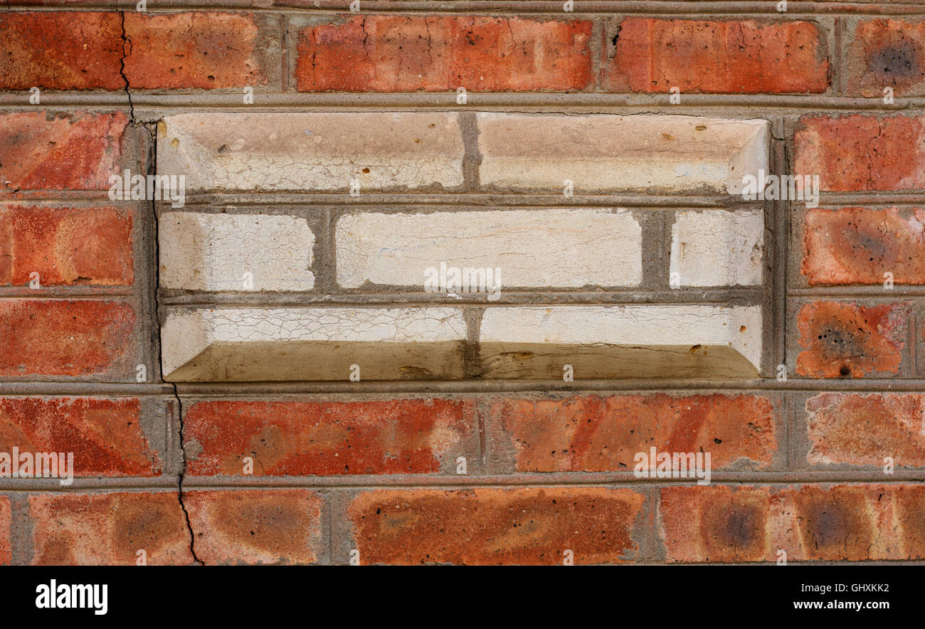 An old brick wall with signs of aging Stock Photo - Alamy