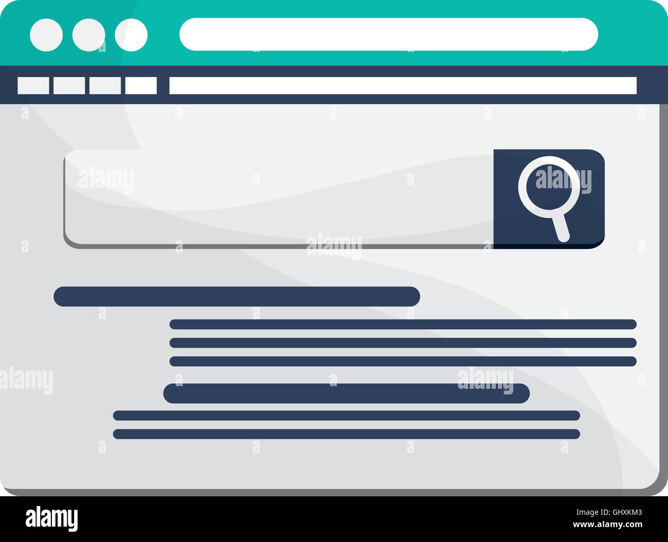 single webpage icon Stock Vector Image & Art - Alamy