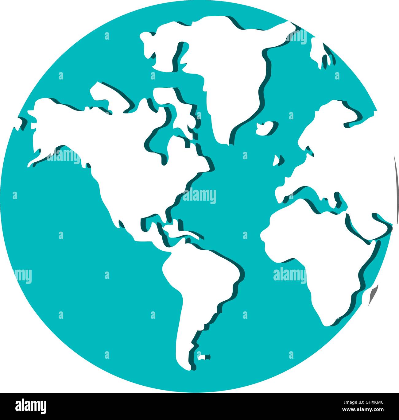 earth globe icon Stock Vector Image & Art - Alamy