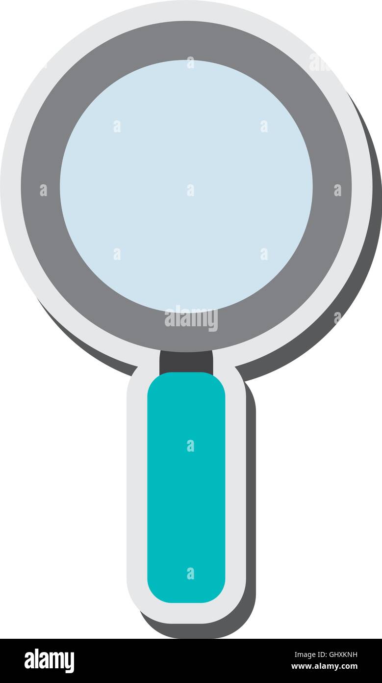 magnifying glass icon Stock Vector Image & Art - Alamy