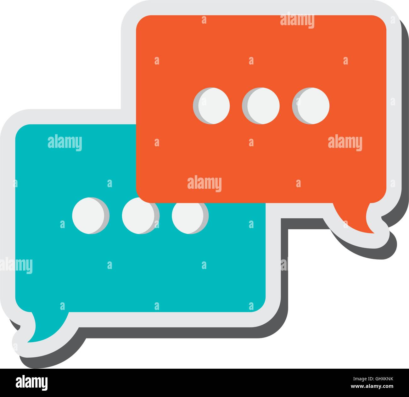 conversation bubble icon Stock Vector Image & Art - Alamy