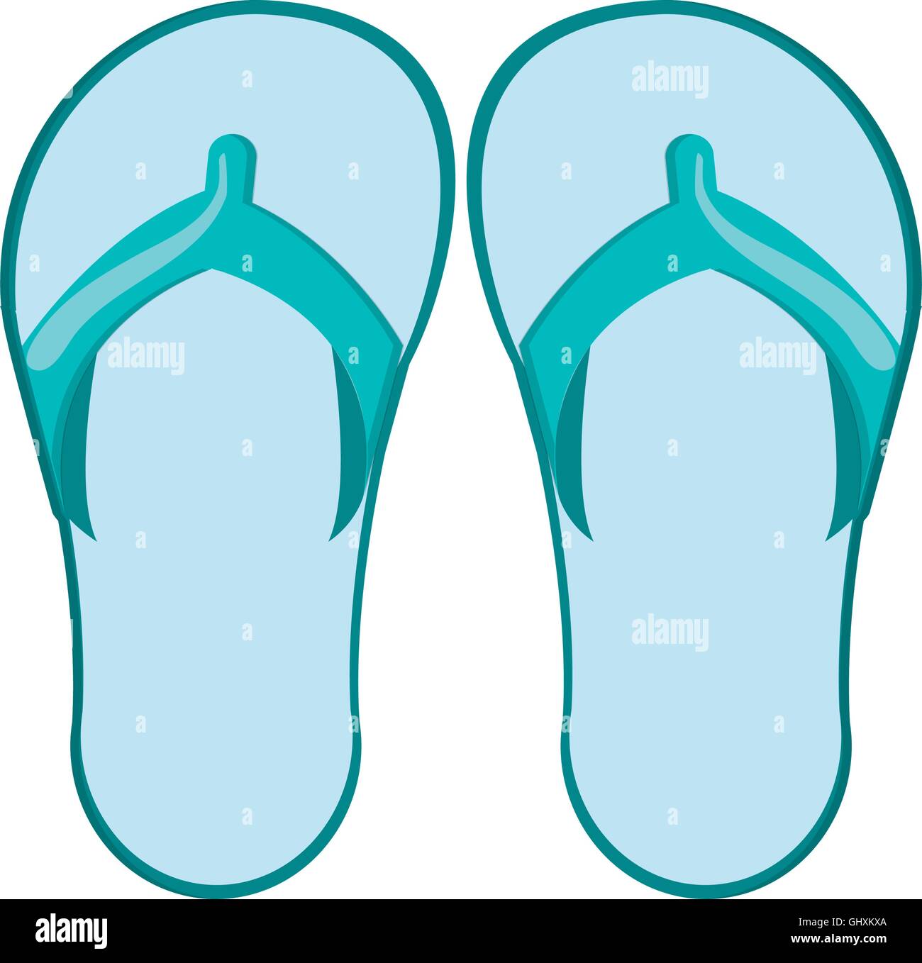 flip flops icon Stock Vector Image & Art - Alamy