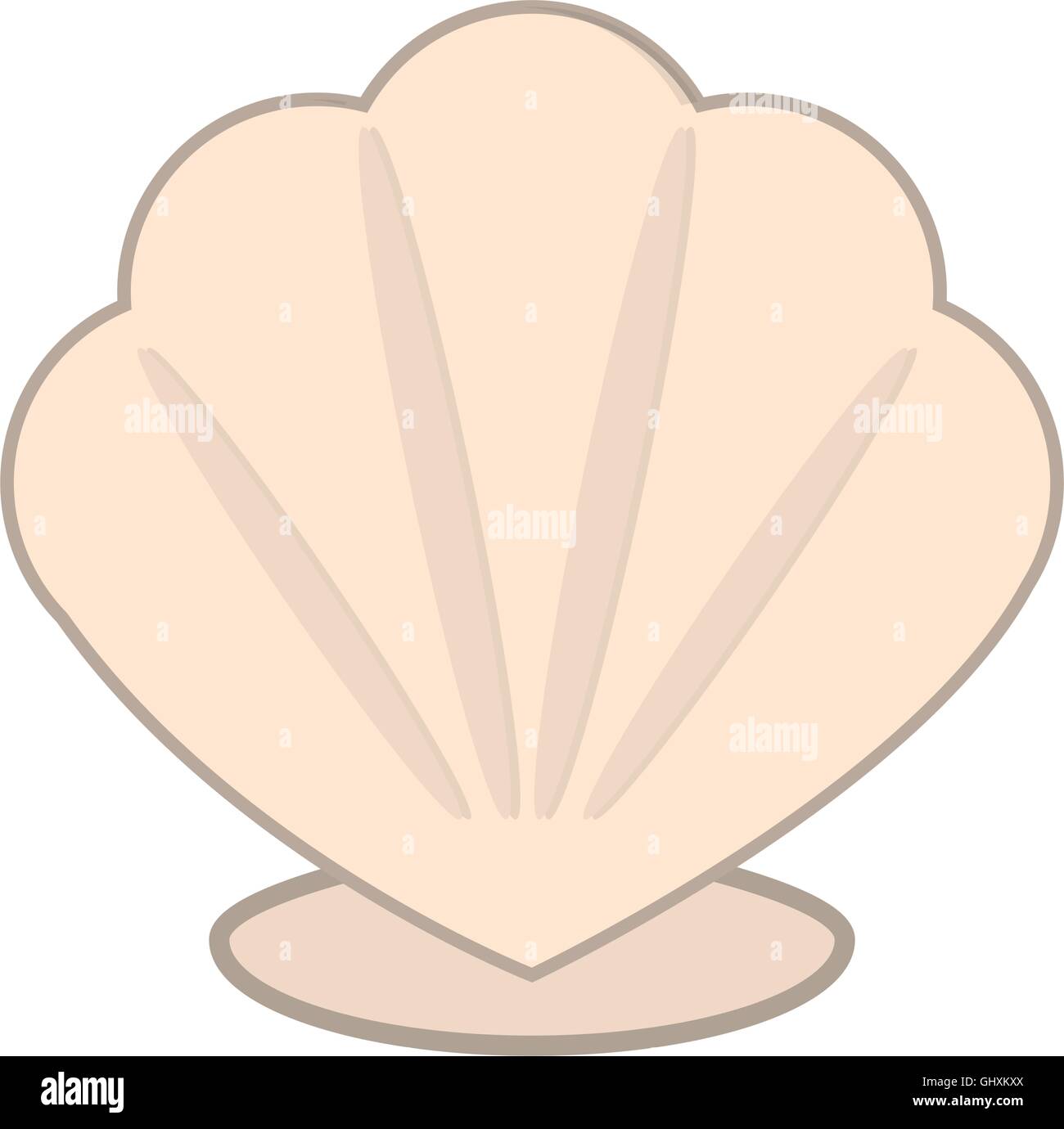 cartoon seashell icon Stock Vector Image & Art - Alamy