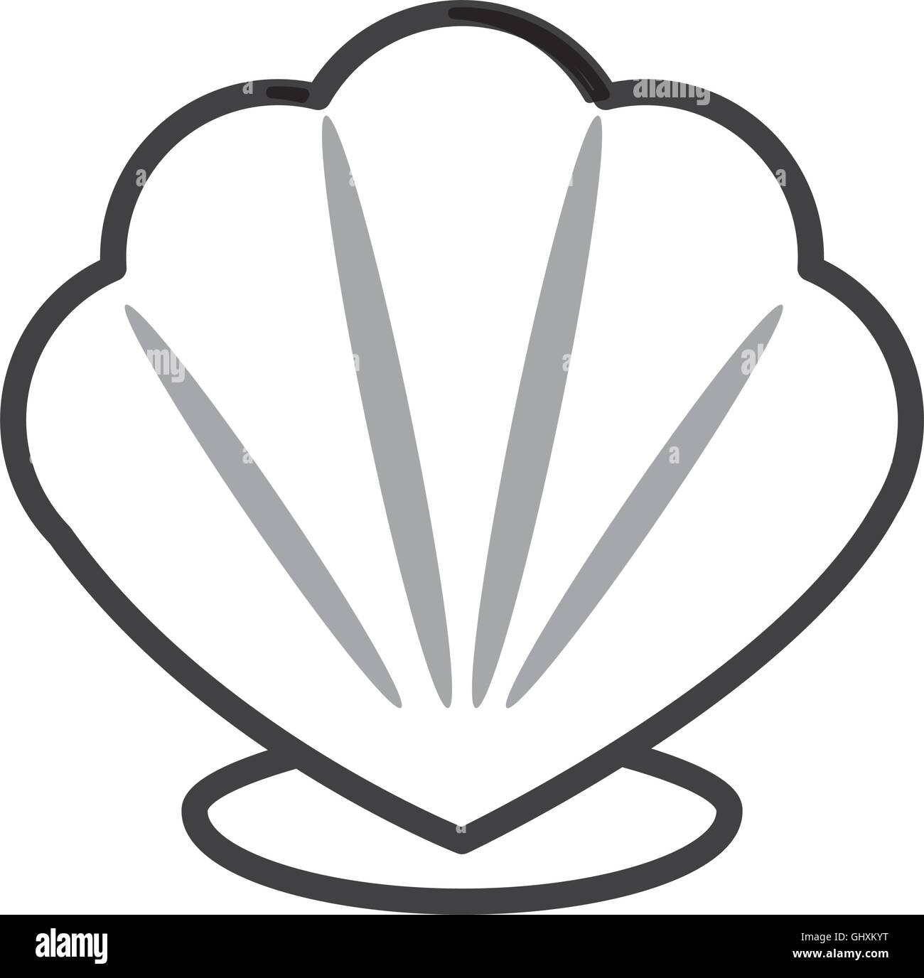 cartoon seashell icon Stock Vector Image & Art - Alamy