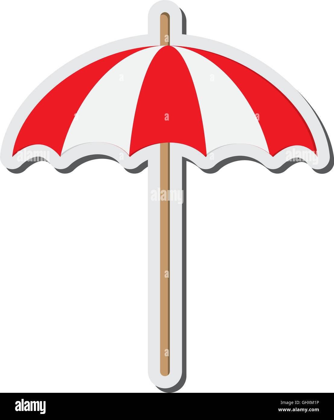single parasol icon Stock Vector Image & Art - Alamy
