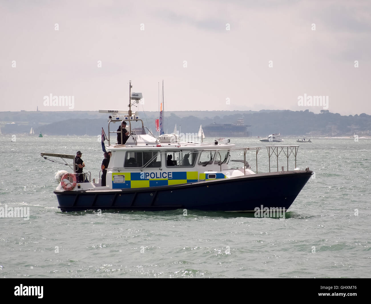 Police motor patrol boat hi-res stock photography and images - Alamy