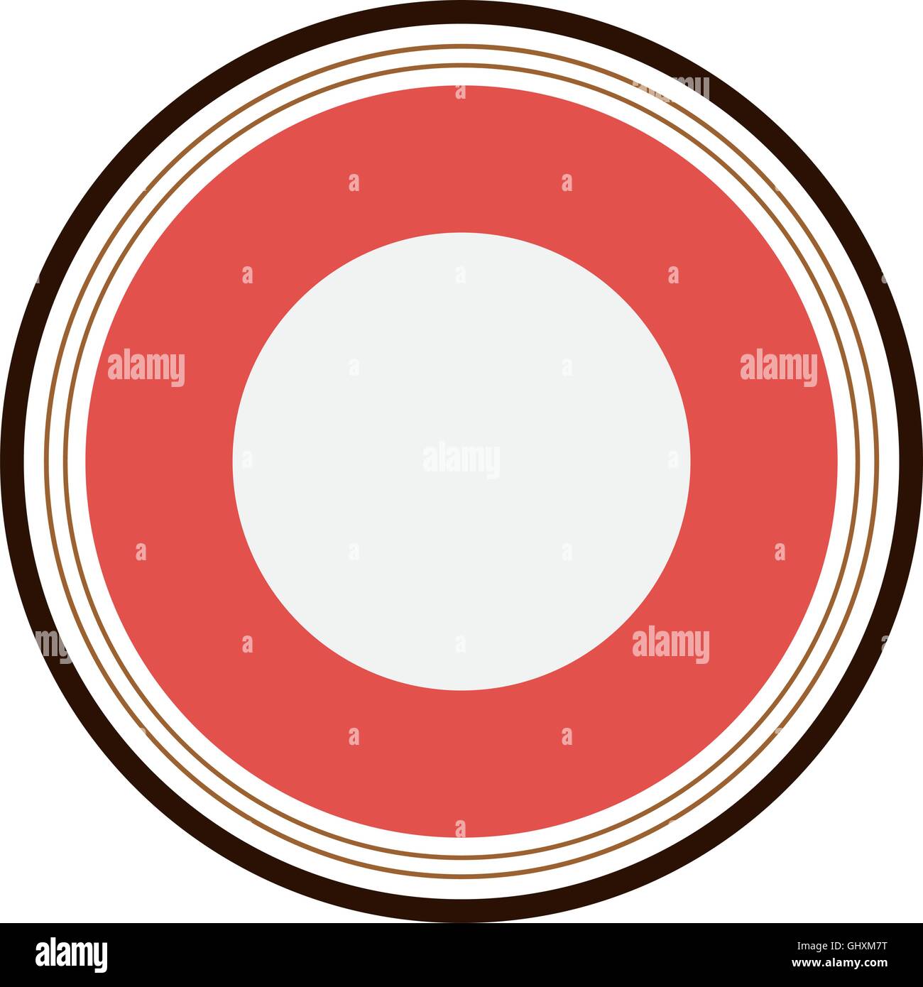 round badge icon Stock Vector Image & Art - Alamy