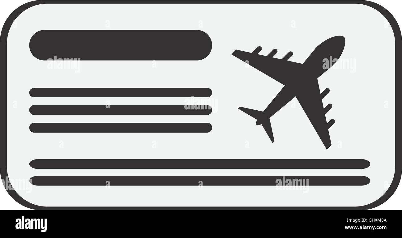 boarding pass icon Stock Vector Image & Art - Alamy