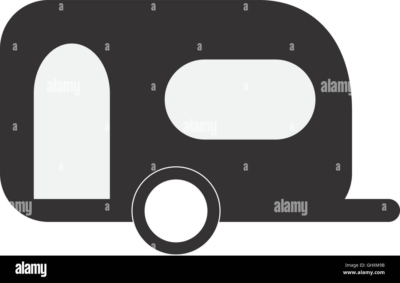 single trailer icon Stock Vector Image & Art - Alamy