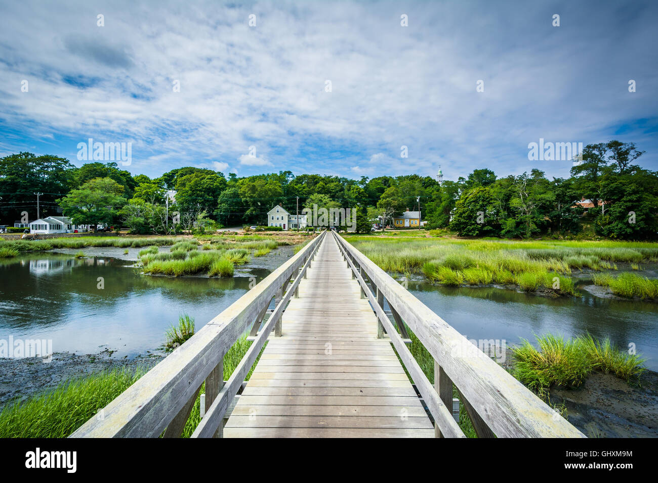 Uncle Tim's Bridge, in Wellfleet, Cape Cod, Massachusetts Stock Photo ...