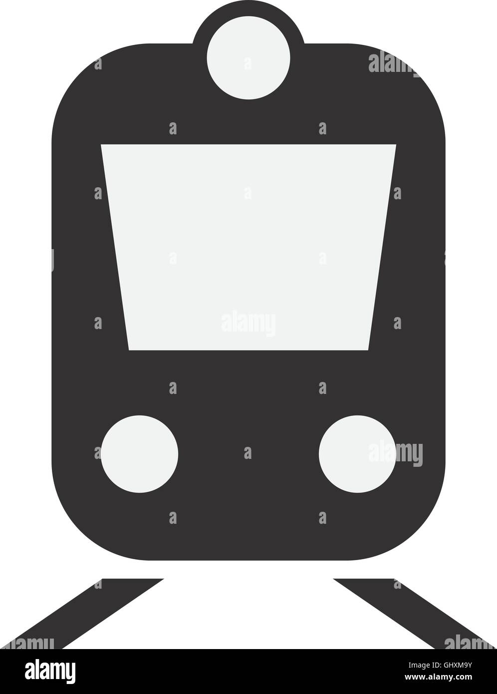 train frontview icon Stock Vector Image & Art - Alamy