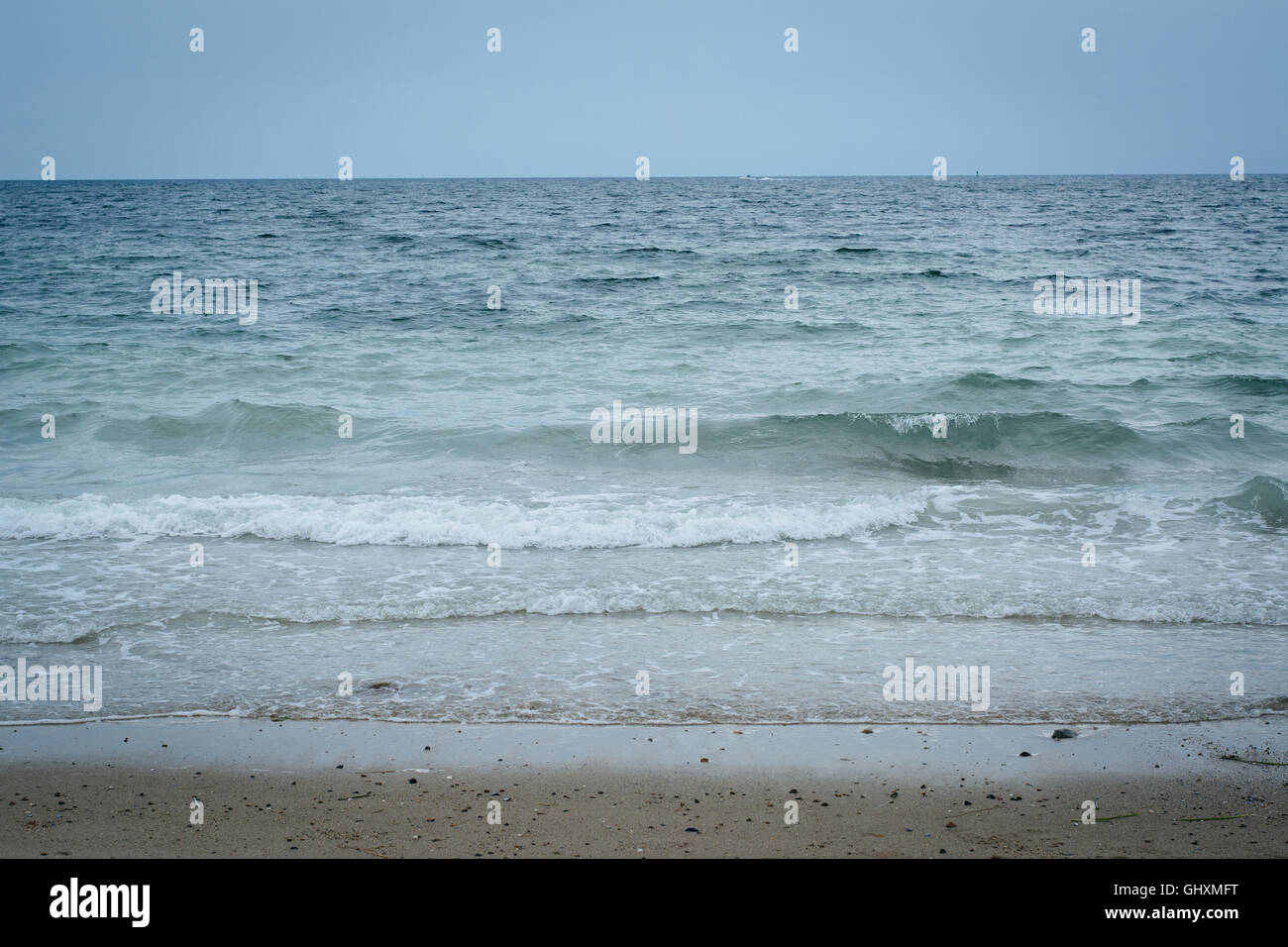 Waves in the Atlantic Ocean in Sandwich, Cape Cod, Massachusetts Stock ...