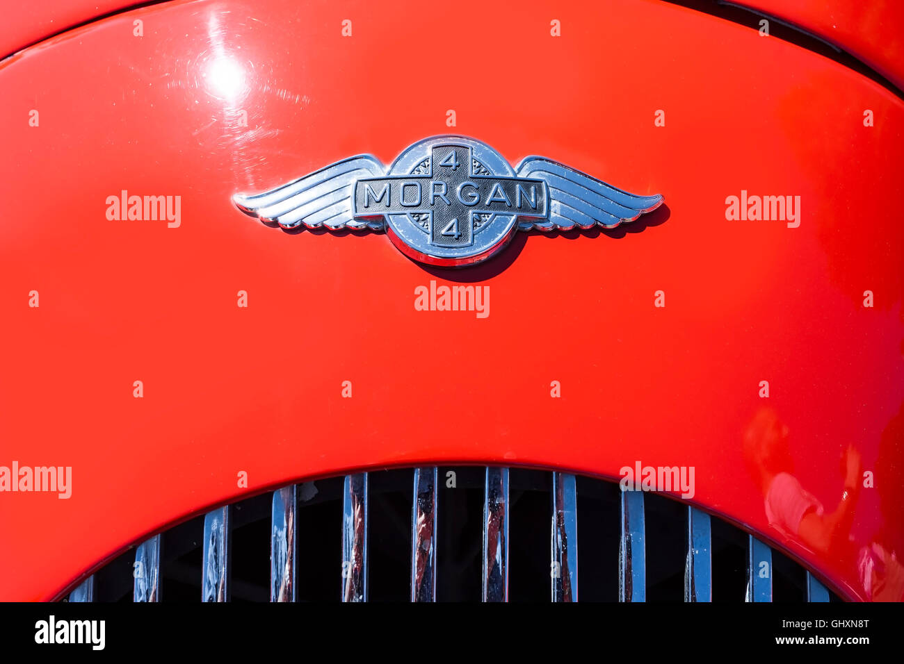 Red Morgan 4 Stock Photo - Alamy