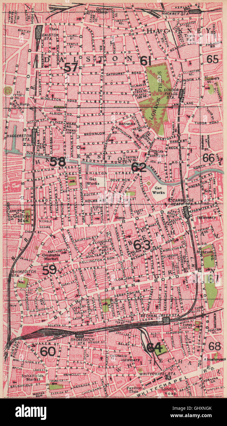 Whitechapel london map hi-res stock photography and images - Alamy
